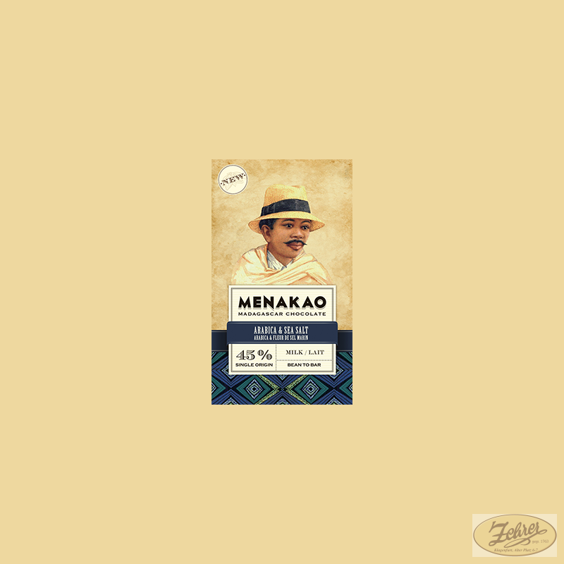 Menakao Arabica & Sea Salt Milk Chocolate 45 % - Alles rund ums Backe ...
